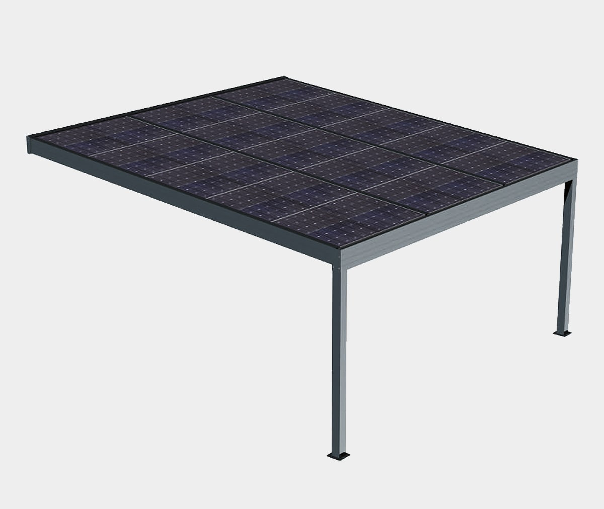 Pergola Ombrière solaire - Mecosun - Solipac
